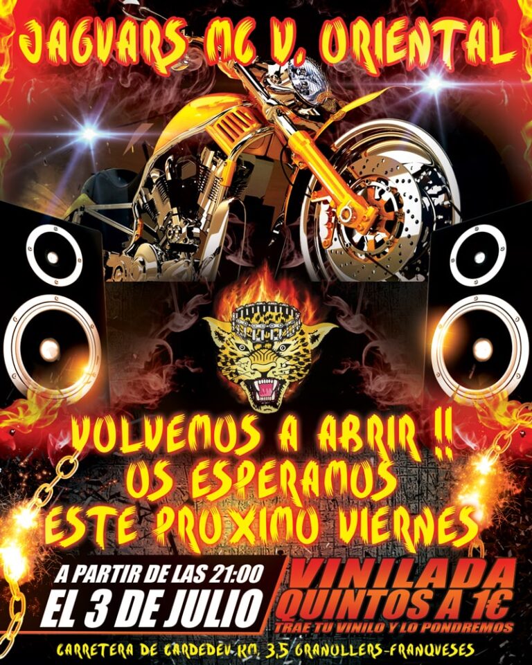 Reapertura del Club House Jaguars MC Vallés Oriental - Viernes 3 de ...